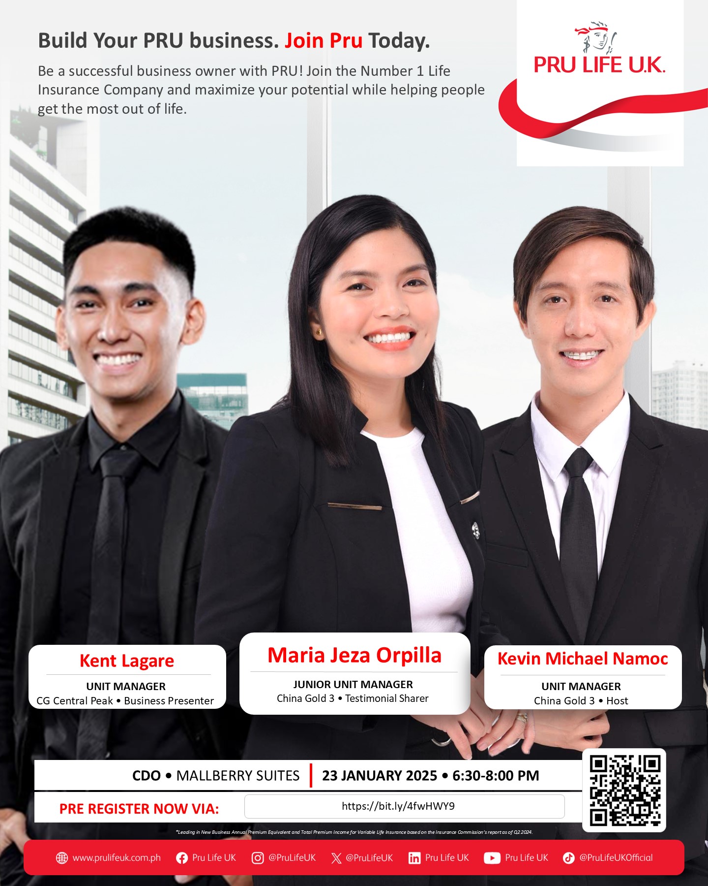 Build Your Business with PRU | Pru Life UK